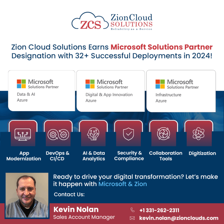 Zion Cloud Solutions Zion Cloud Solutions Earns Microsoft Solutions Partner Designation in Data ...